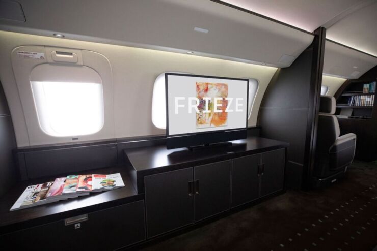 VistaJet Unveils the World’s Highest ‘Viewing Room in the Sky’ with Frieze