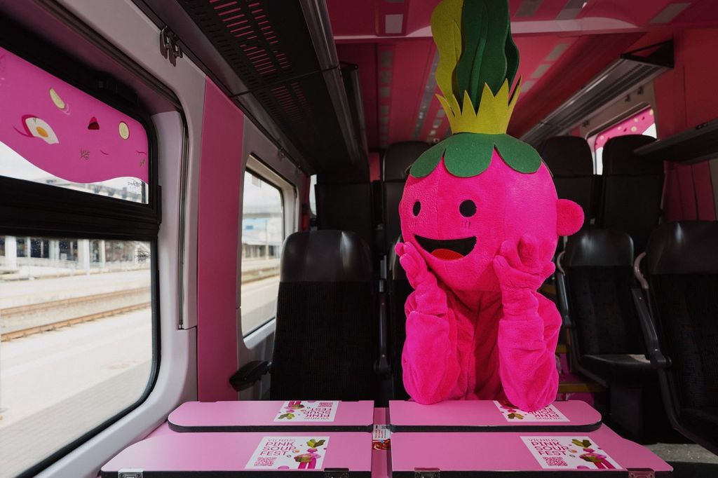 Vilnius Launches Pink Soup Train As Europe’s Rail Travel Boom Continues